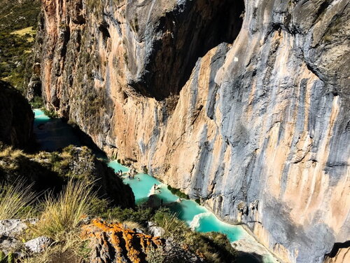 The Natural Pools of Millpu in Ayacucho - Cusco Native