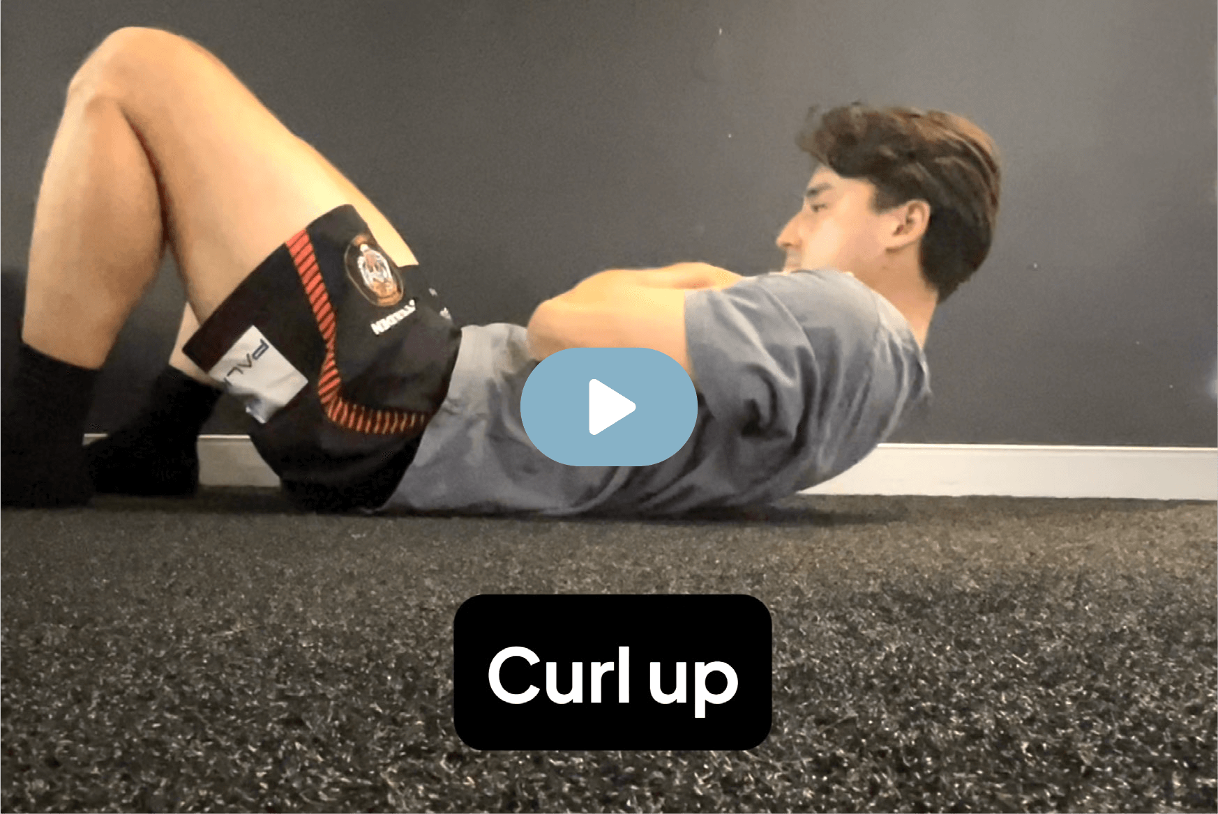 curl ups exercise
