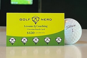 Simulator Punch Card | Golf Nerd