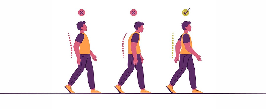 posture when walking