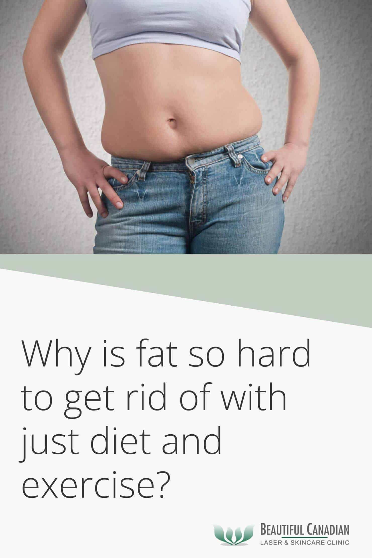 Why is Fat so Hard to Get Rid of with Just Diet and Exercise?
