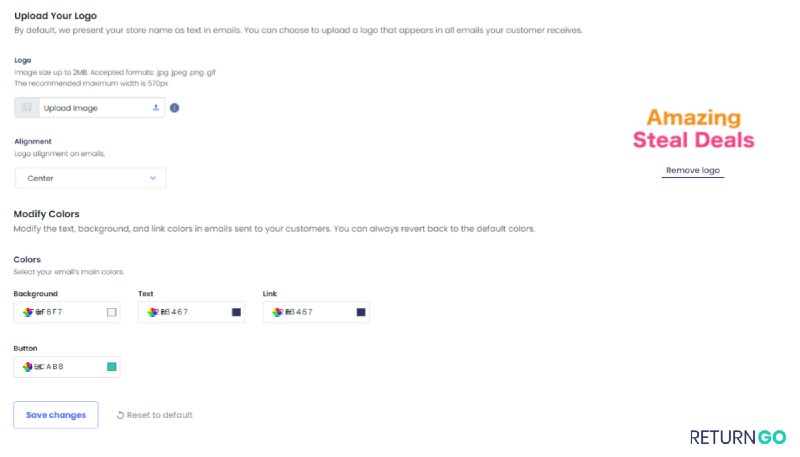 How to Customize Your Branded Return Portal - ReturnGO