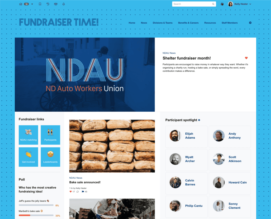 intranet design examples