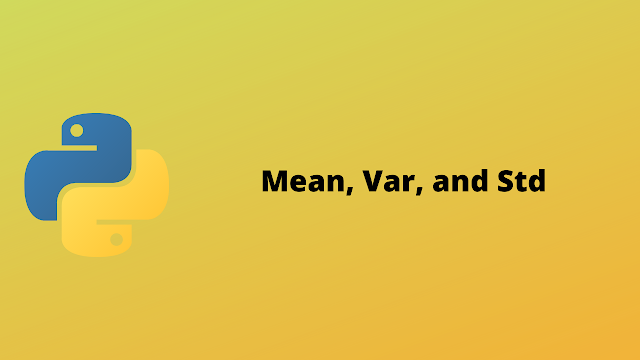 HackerRank Mean, Var, and Std solution in python - Programmingoneonone HackerRank Mean, Var, and Std solution in python - Programmingoneonone