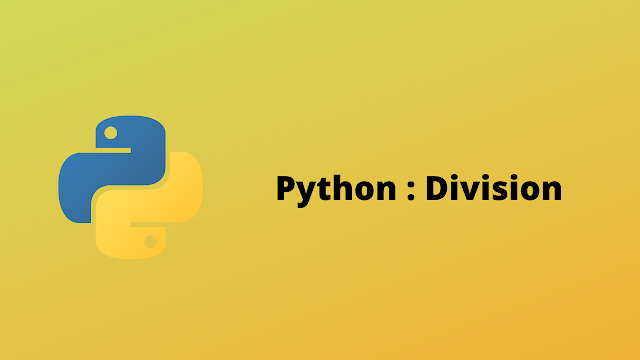 HackerRank Python Division problem solution